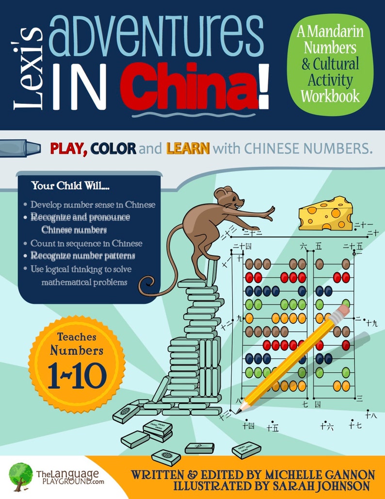 Level 2: Learn Mandarin Numbers (6-10) With Our Printable Activity and ...