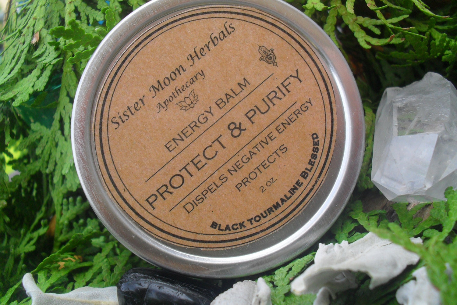 Protect & Purify Balm Black Tourmaline Protection Quartz | Etsy