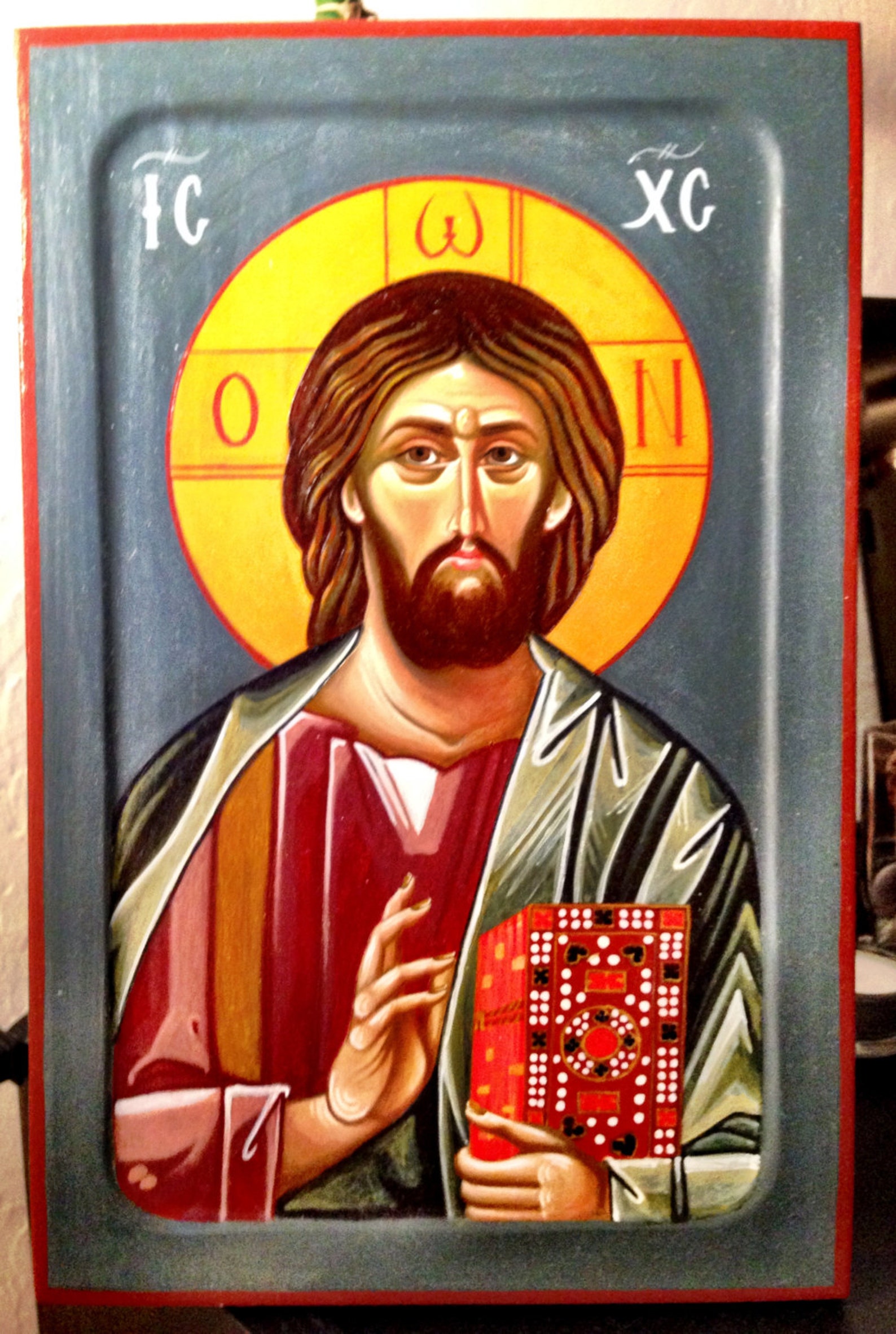 Eastern Orthodox Icon Jesus Etsy eastern-orthodox-icon-jesus-etsy