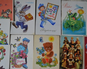 Russian postcards | Etsy