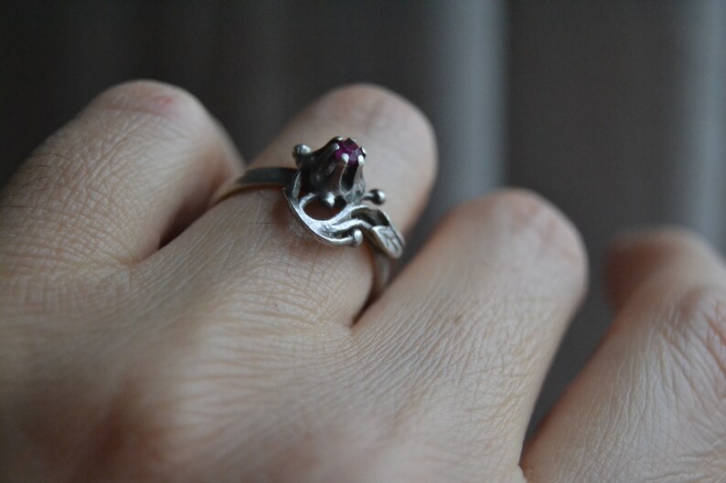 Soviet Vintage Sterling Silver Ring Silver Ring With | Etsy