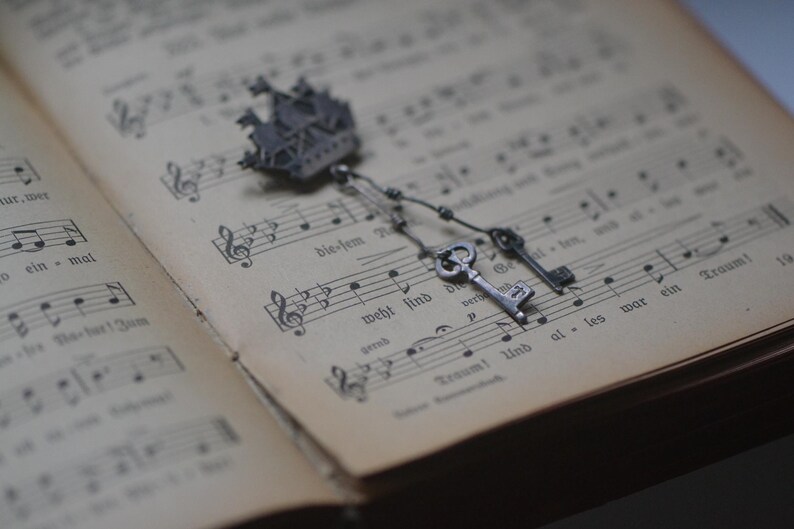 Soviet Era 875 Hallmarked Silver Ship Brooch, Vintage Brooch With Keys ...