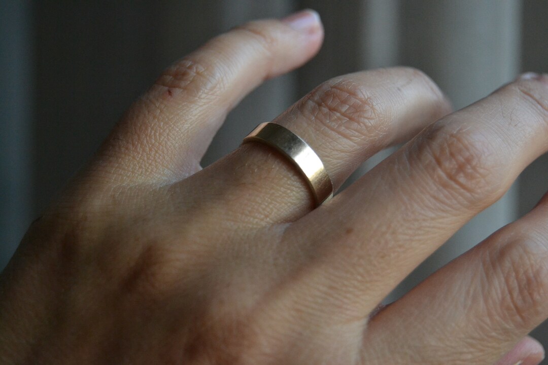 Vintage Silver Band, Vintage Ukrainian Ring, Wedding Band, Gold Plated ...