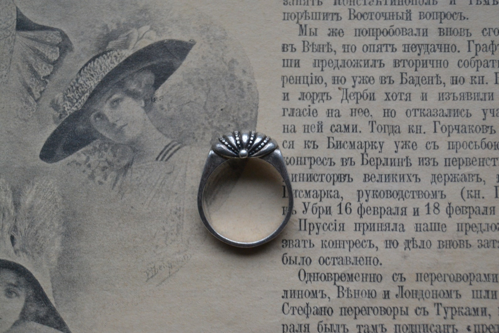 Ukrainian vintage sterling silver ring Vintage sterling | Etsy
