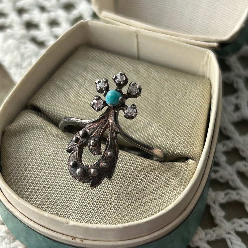 Antique Silver Ring - Etsy