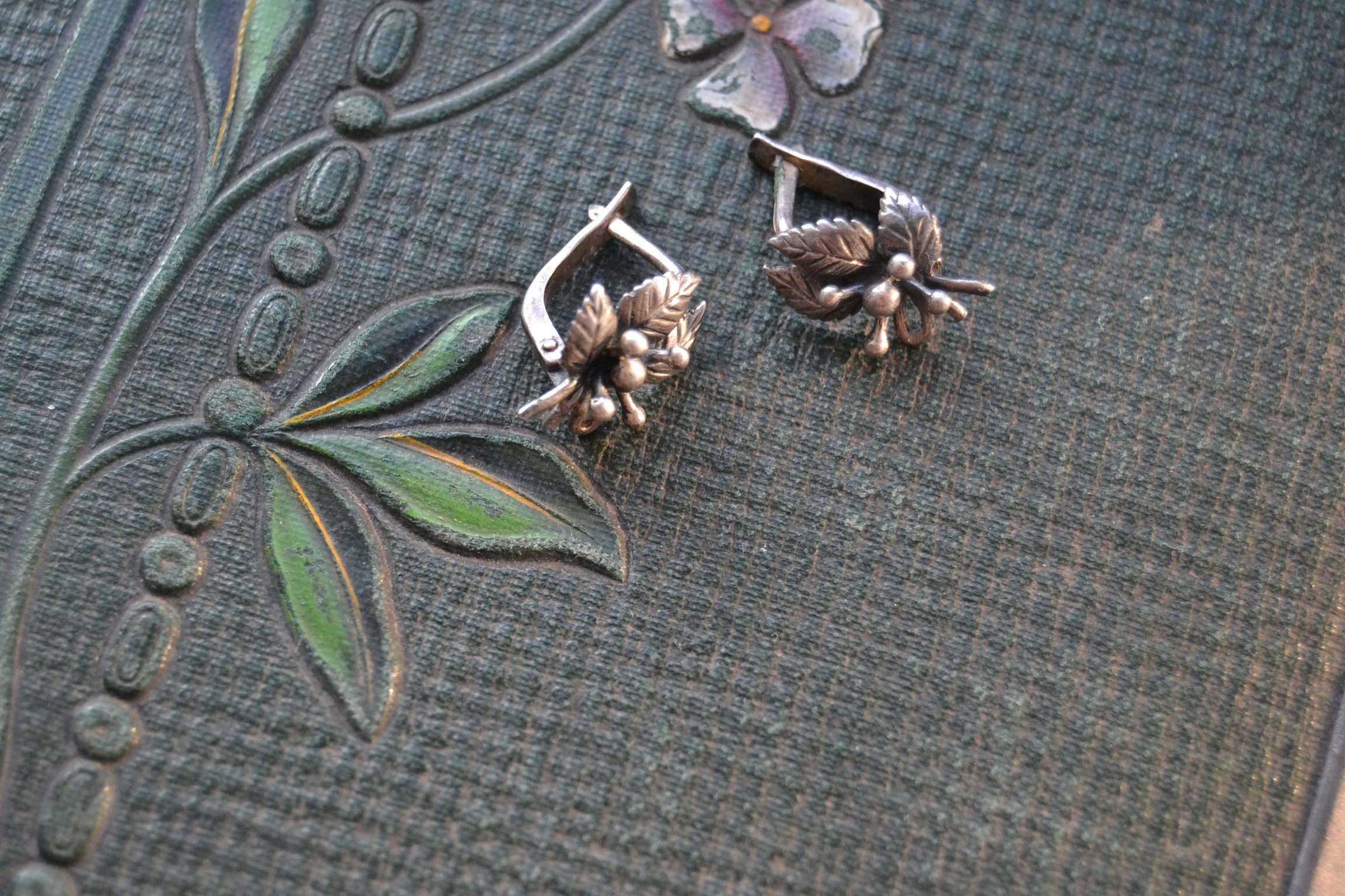 Vintage silver earrings sterling silver earrings silver | Etsy