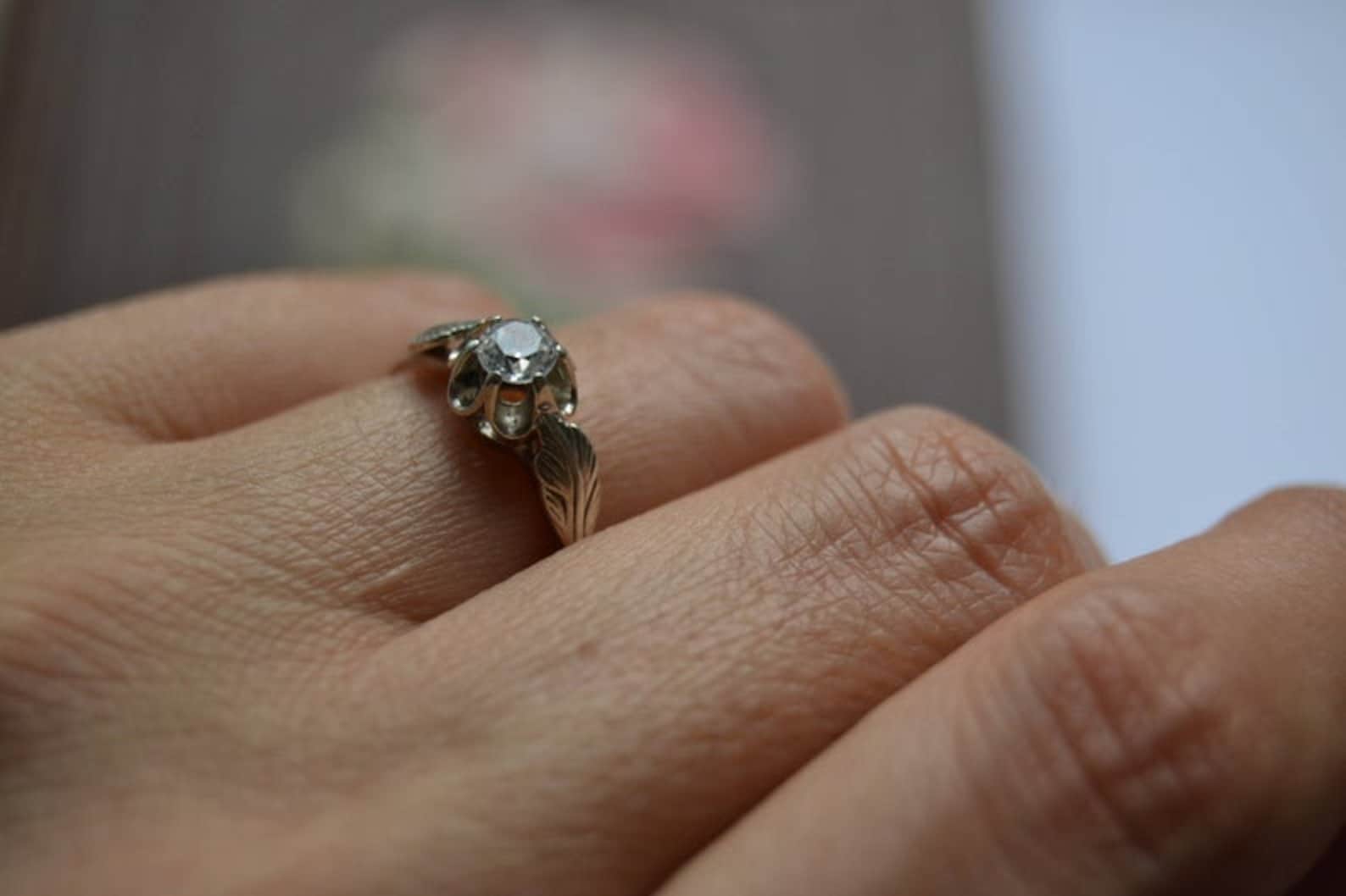 Soviet Vintage Sterling Silver Ring Vintage Sterling Ring - Etsy