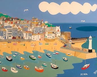 Falmouth Cornwall Framed Print by Richard Lodey Cornish - Etsy UK