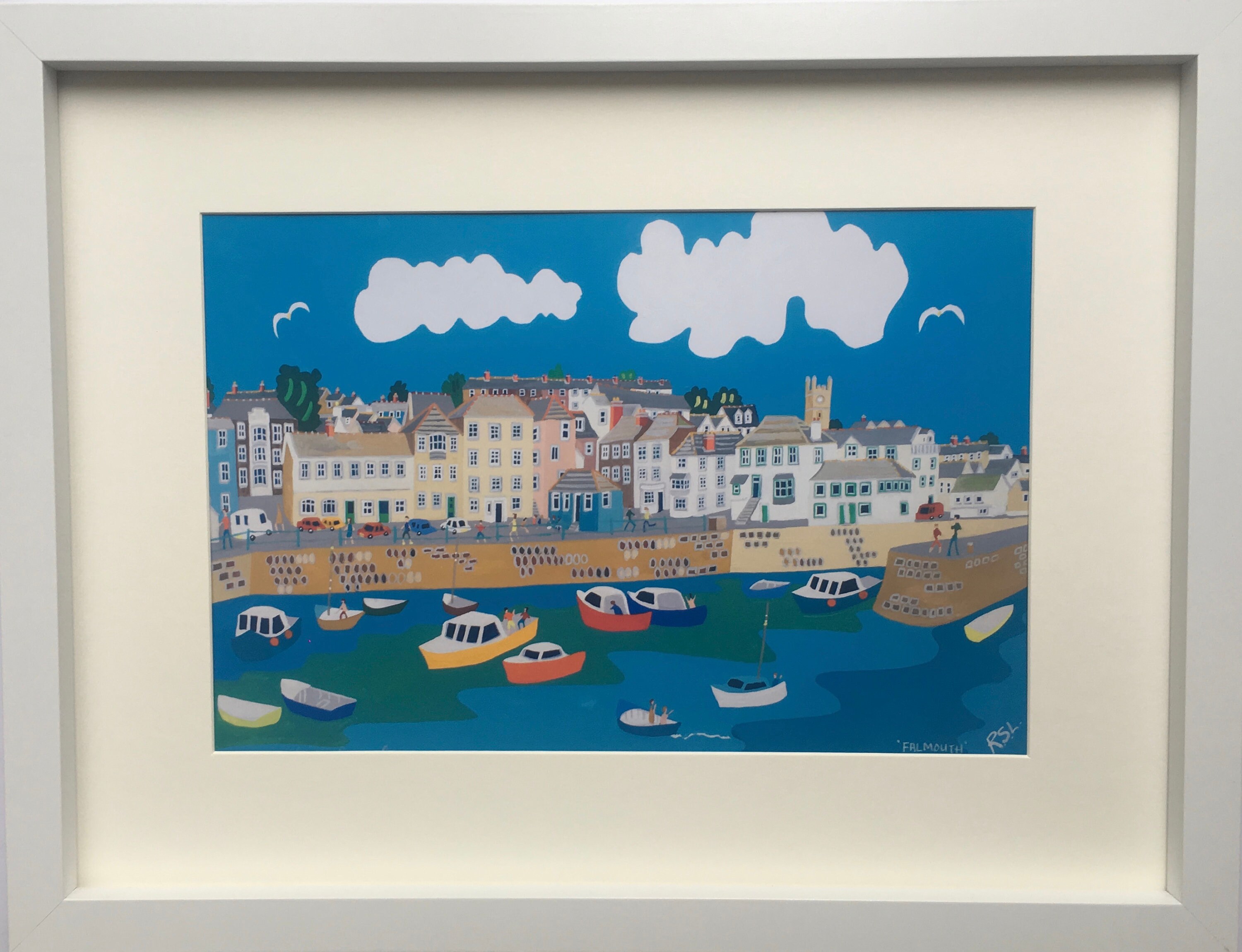 Falmouth Cornwall Framed Art Print Richard Lodey - Etsy Italia