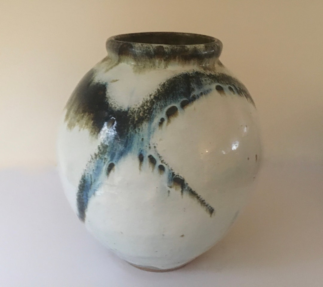 Studio Pottery, Large Pot, Peter Swanson, Large Globular Pot, Fine Art ...