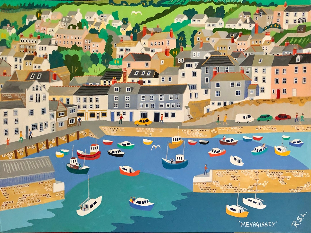 Mevagissey, Cornwall, Richard Lodey, Art Print, Association of British ...