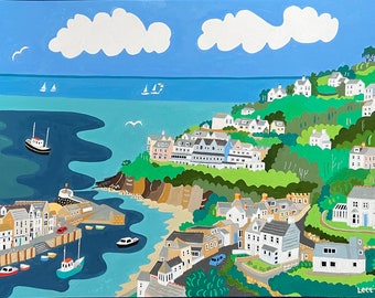 Mevagissey Cornwall Richard Lodey Art Print Association of - Etsy UK