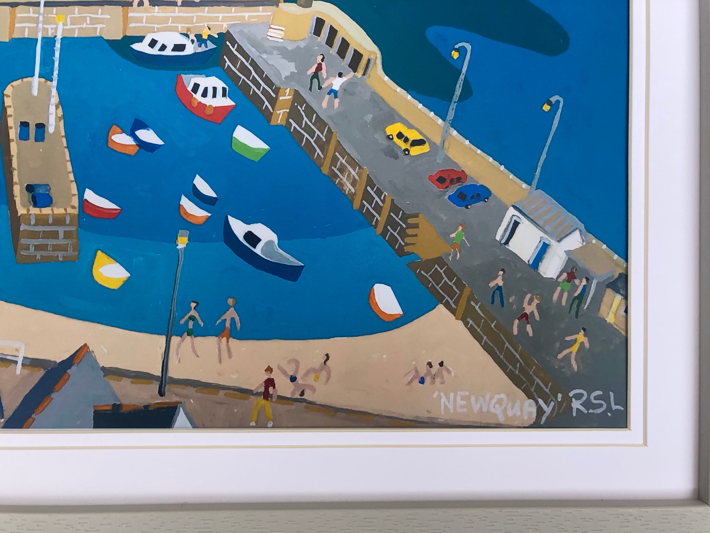 Newquay Cornwall Framed Art Print Richard Lodey - Etsy UK