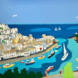 Looe, Cornwall, Framed Art Print, Richard Lodey, Association of British ...