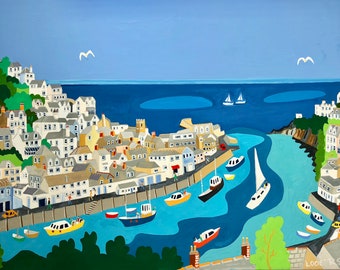 Mevagissey, Cornwall, Richard Lodey, Art Print, Association of British ...