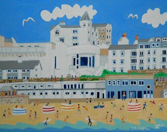 Polruan Cornwall Framed Art Print by Richard Lodey - Etsy UK