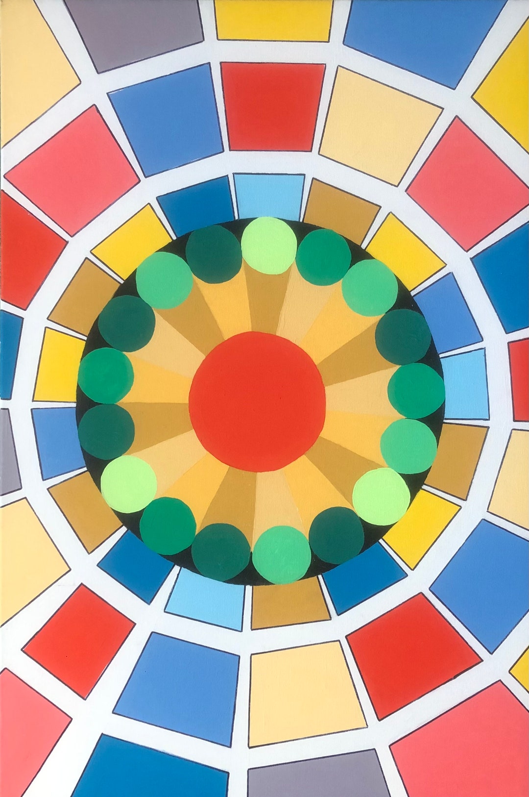 Richard Lodey, Original Painting, Framed Painting, Modern Abstract Painting, Colourcoveart - Etsy