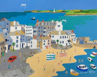 Newlyn, Cornwall, Framed Art Print, Richard Lodey, Association of ...