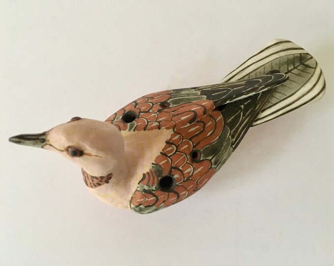 Neil Ions, Studio Pottery, Bird Shaped Whistle, Fine Art Ceramic ...