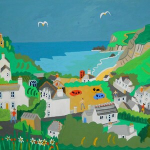 St Agnes, Cornwall, Framed Art Print, Richard Lodey, Association of ...