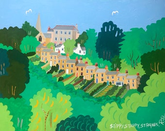 Polruan, Cornwall, Framed Art Print by Richard Lodey, Association of ...