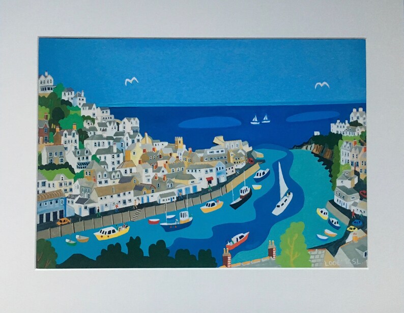 Looe, Cornwall, Framed Art Print, Richard Lodey, Association of British ...