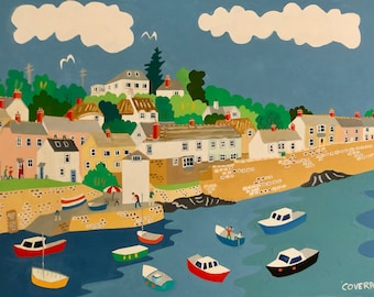 Polruan, Cornwall, Framed Art Print by Richard Lodey, Association of ...