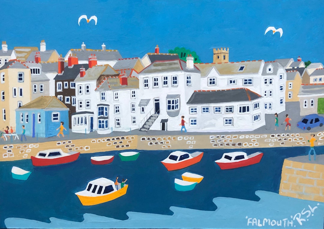 Falmouth, Cornwall, Framed Art Print, Richard Lodey, Association of ...