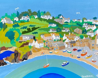 Polruan, Cornwall, Framed Art Print by Richard Lodey, Association of ...