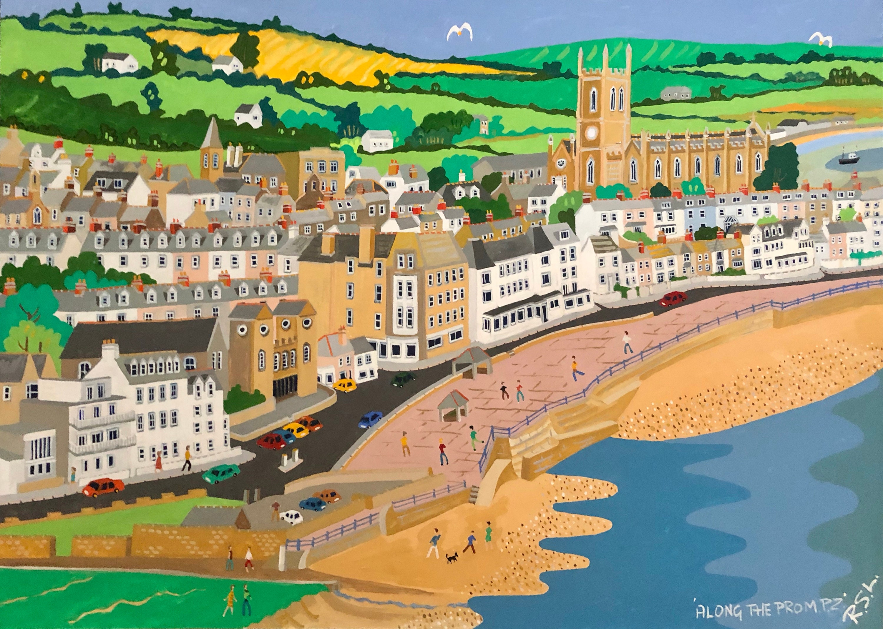 Penzance, Cornwall, Framed Wall Art, Richard Lodey, Association of ...