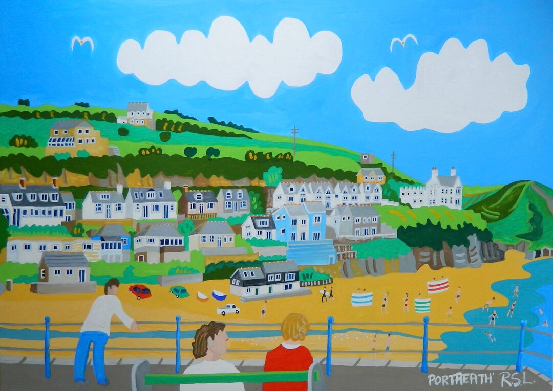 Portreath, Cornwall, Framed Art Print by Richard Lodey, Association of ...