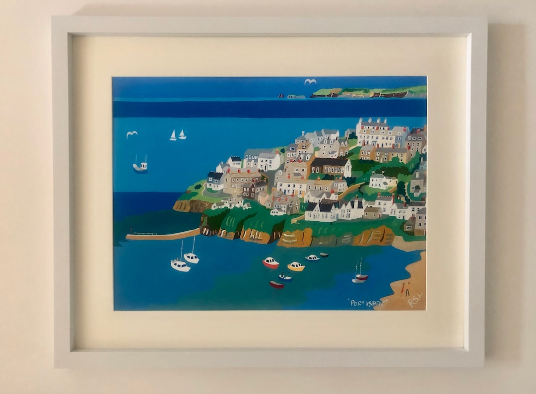 Port Isaac, Cornwall, Framed Art Print, Richard Lodey, Association of ...