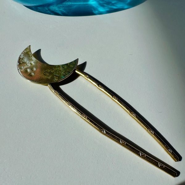 Moon Hair Fork - Etsy