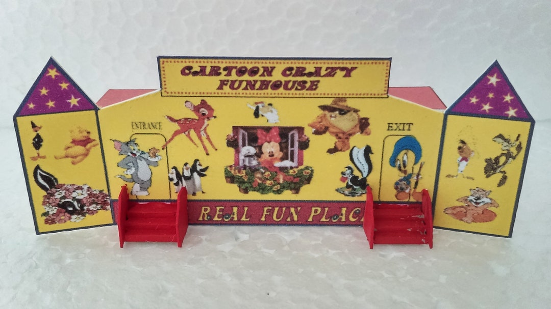 OO Scale Funhouse Card Model Kit PDF Digital Download - Etsy