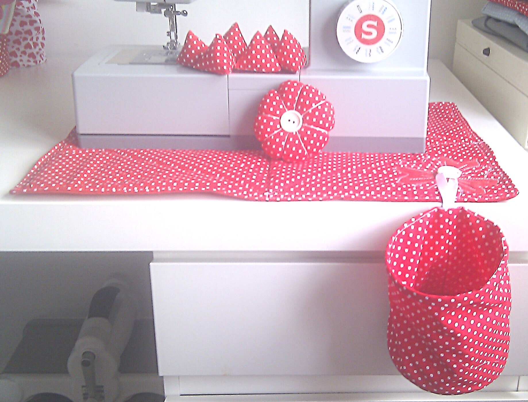 Matching Sewing Set Thread Catcher Pyramid Weights - Etsy UK