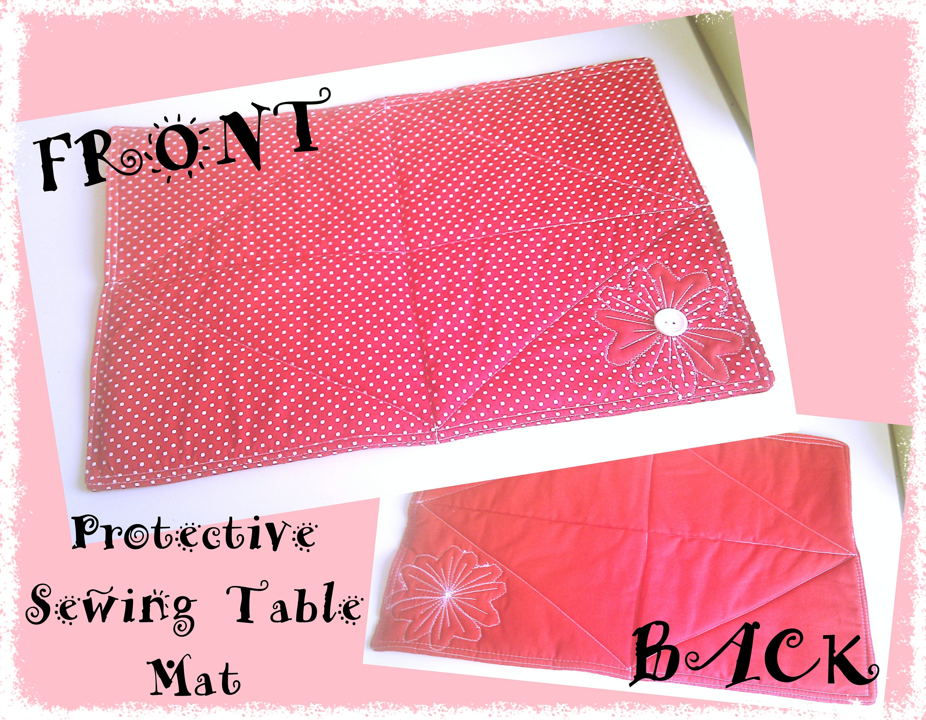 Sewing Machine Table Protector Sewing Machine Mat Reversible - Etsy UK