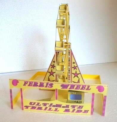 OO Scale Ferris Wheel Funfair Card Model Kit PDF Digital Download Big ...