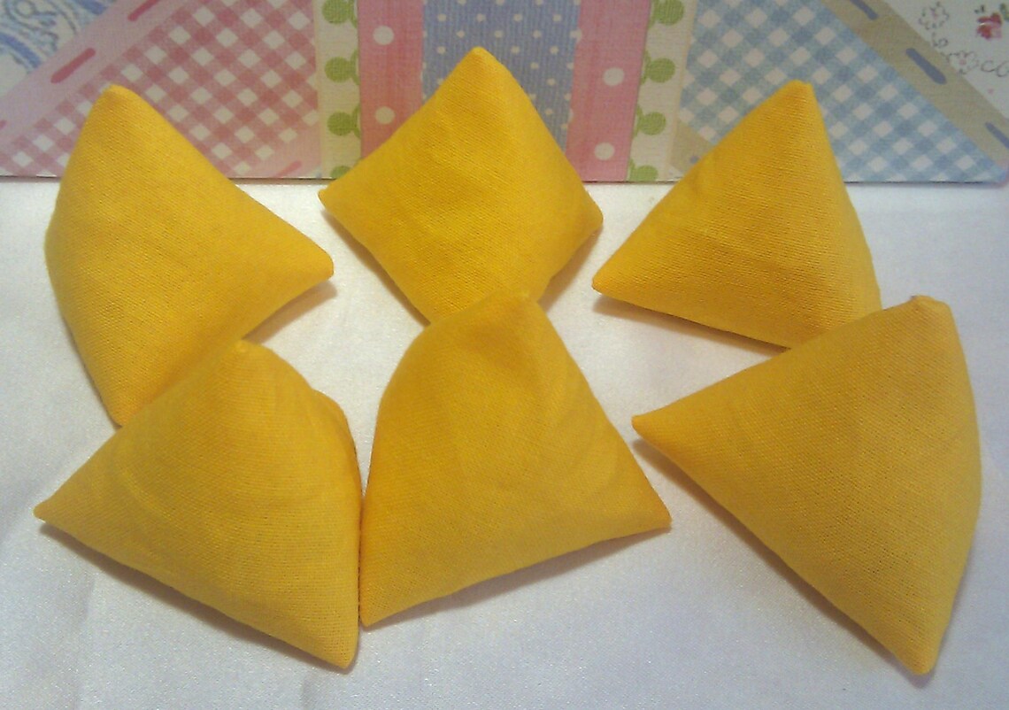 Set of 6 Colourful Sewing Pattern Weights, Pyramid Weights, Sewing ...