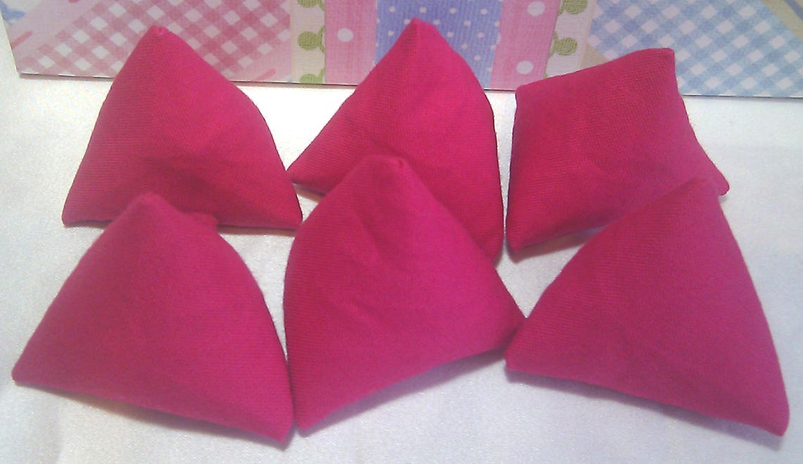 Set of 6 Colourful Sewing Pattern Weights, Pyramid Weights, Sewing ...