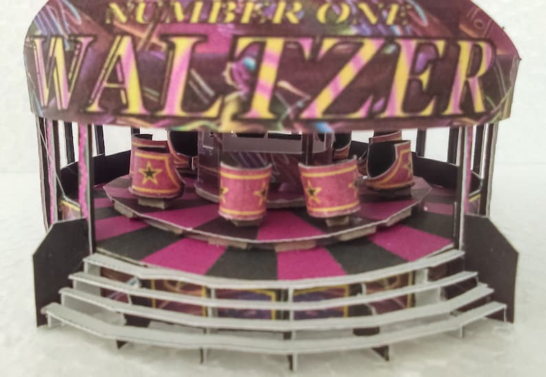 OO Scale Waltzer Ride Card Model Kit PDF Digital Download - Etsy
