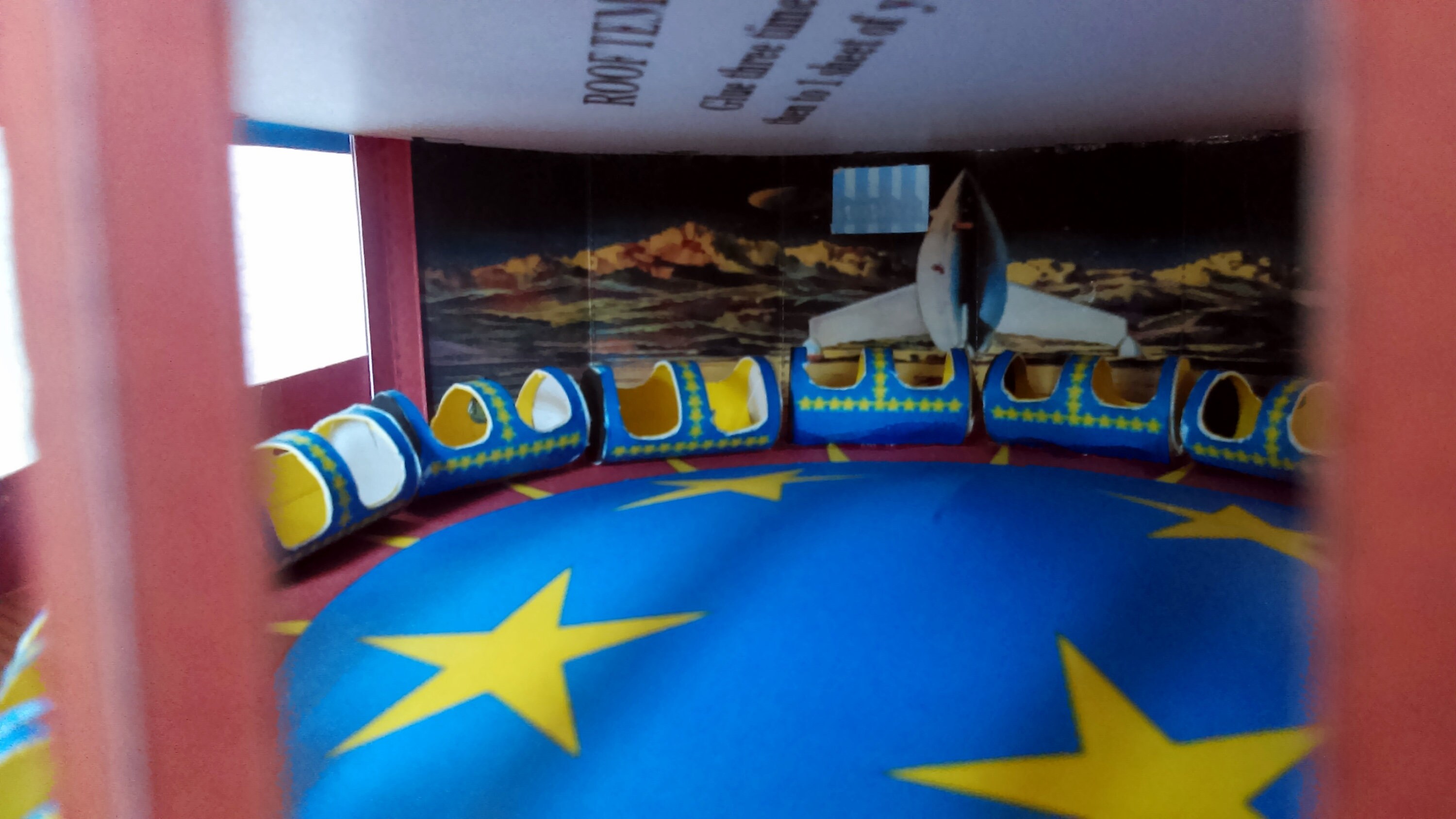 OO Scale Moon Rocket Ride Card Model Kit PDF Digital Download - Etsy