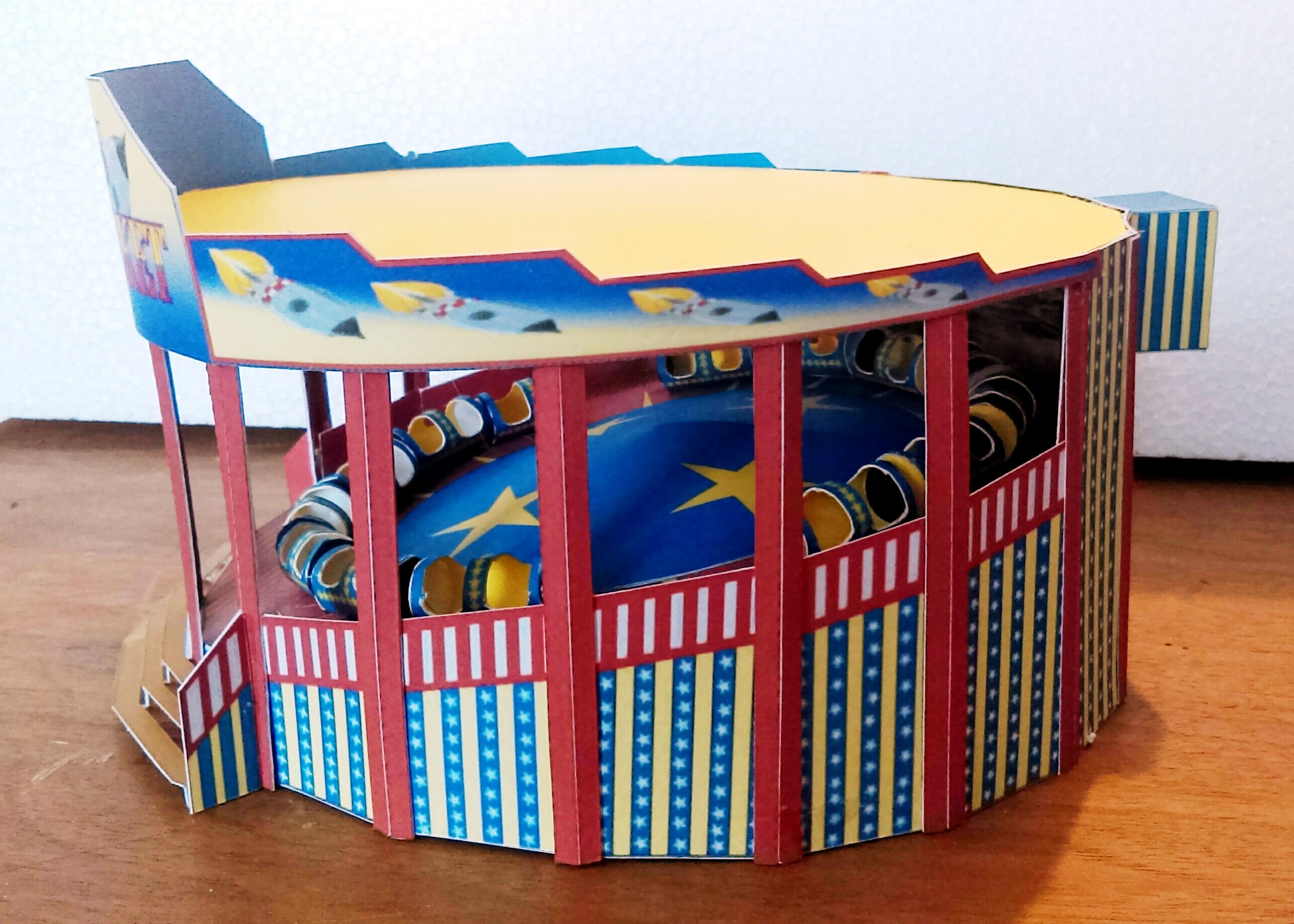 OO Scale Moon Rocket Ride Card Model Kit PDF Digital Download - Etsy