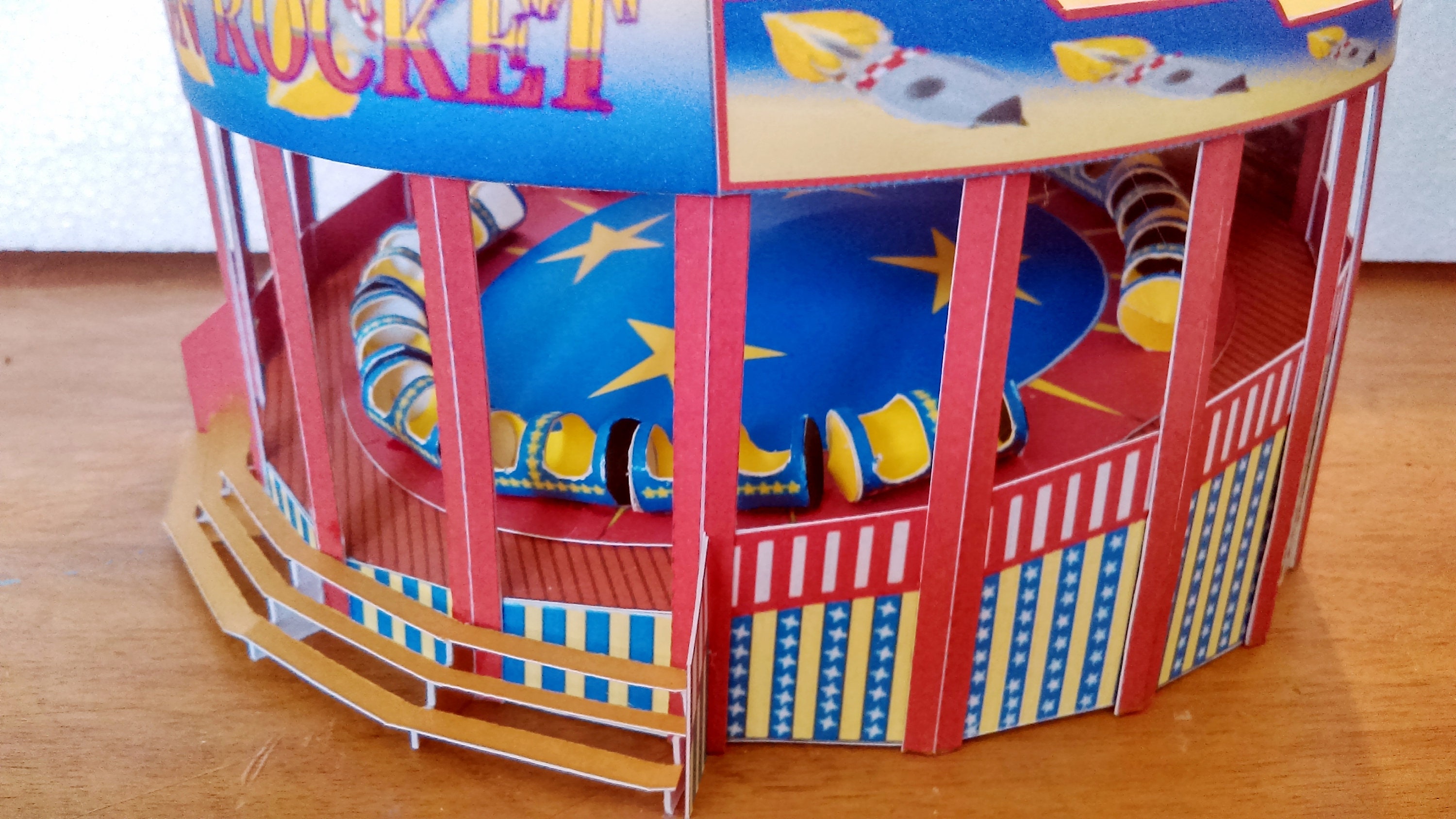 OO Scale Moon Rocket Ride Card Model Kit PDF Digital Download - Etsy UK