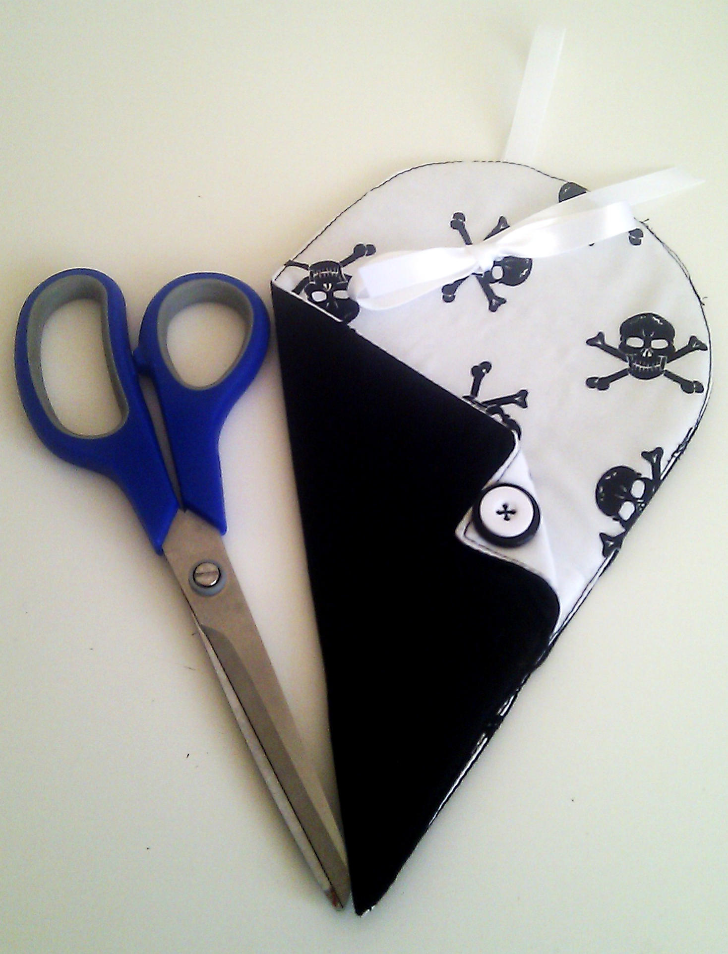 Skulls Scissor Keepers, Hanging Scissor Keeper, Scissor Pouch, Sewing ...