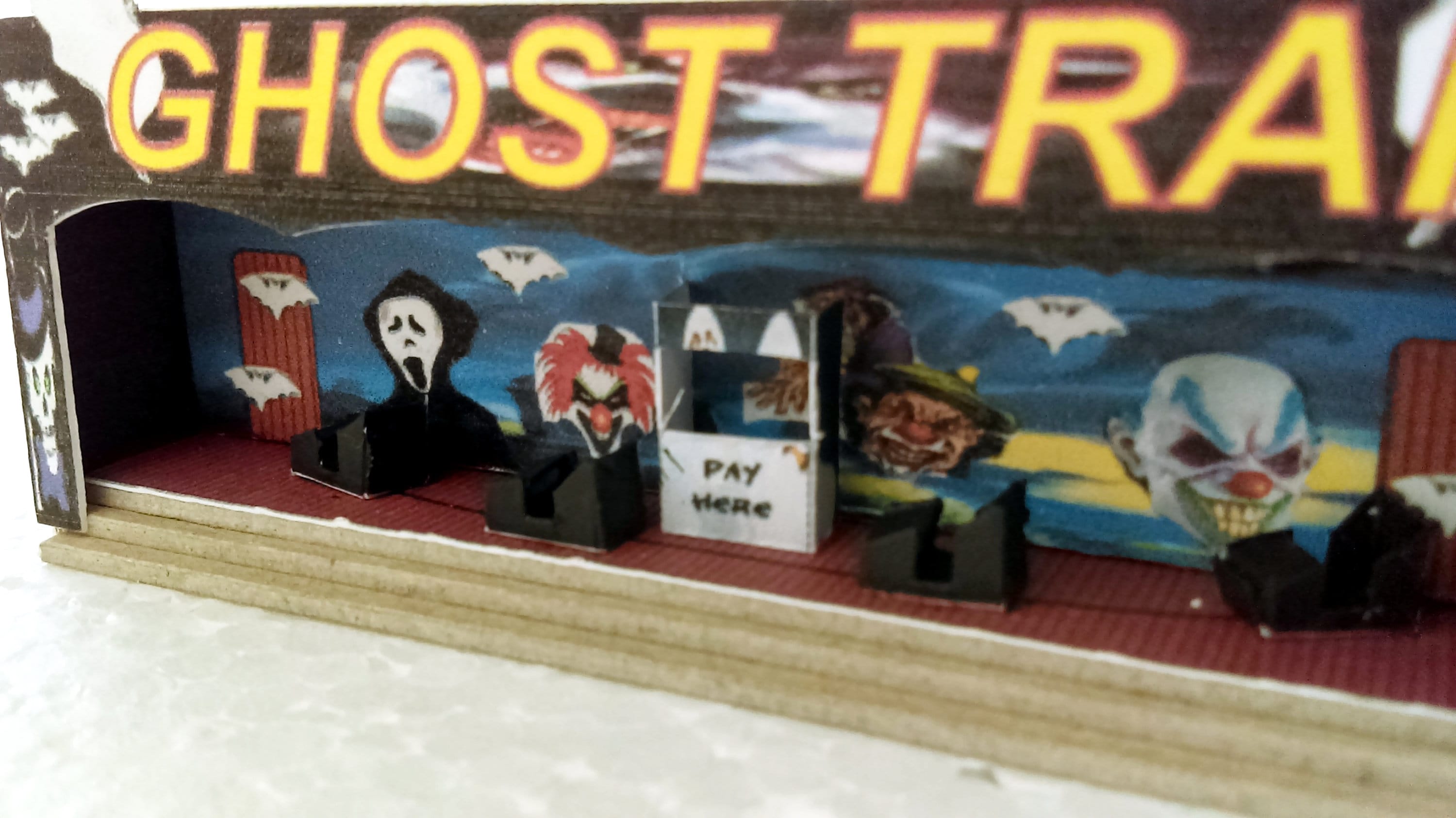 OO Scale Ghost Train Funfair Card Model Kit PDF Digital Download - Etsy UK
