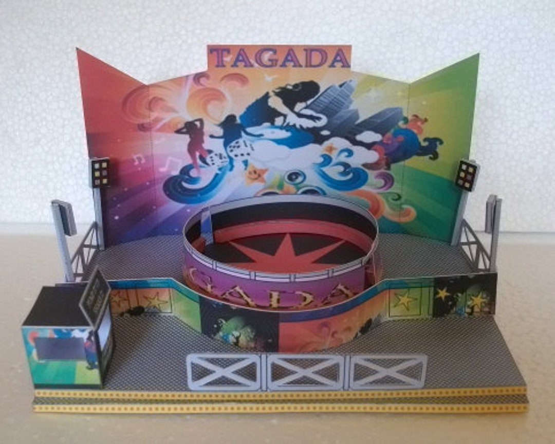 OO Scale Tagada Funfair Ride Card Model Kit PDF Digital Download - Etsy