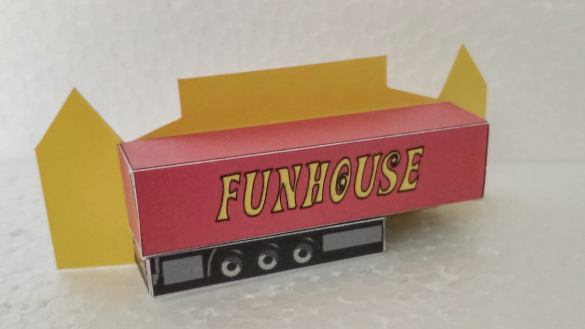 OO Scale Funhouse Card Model Kit PDF Digital Download - Etsy