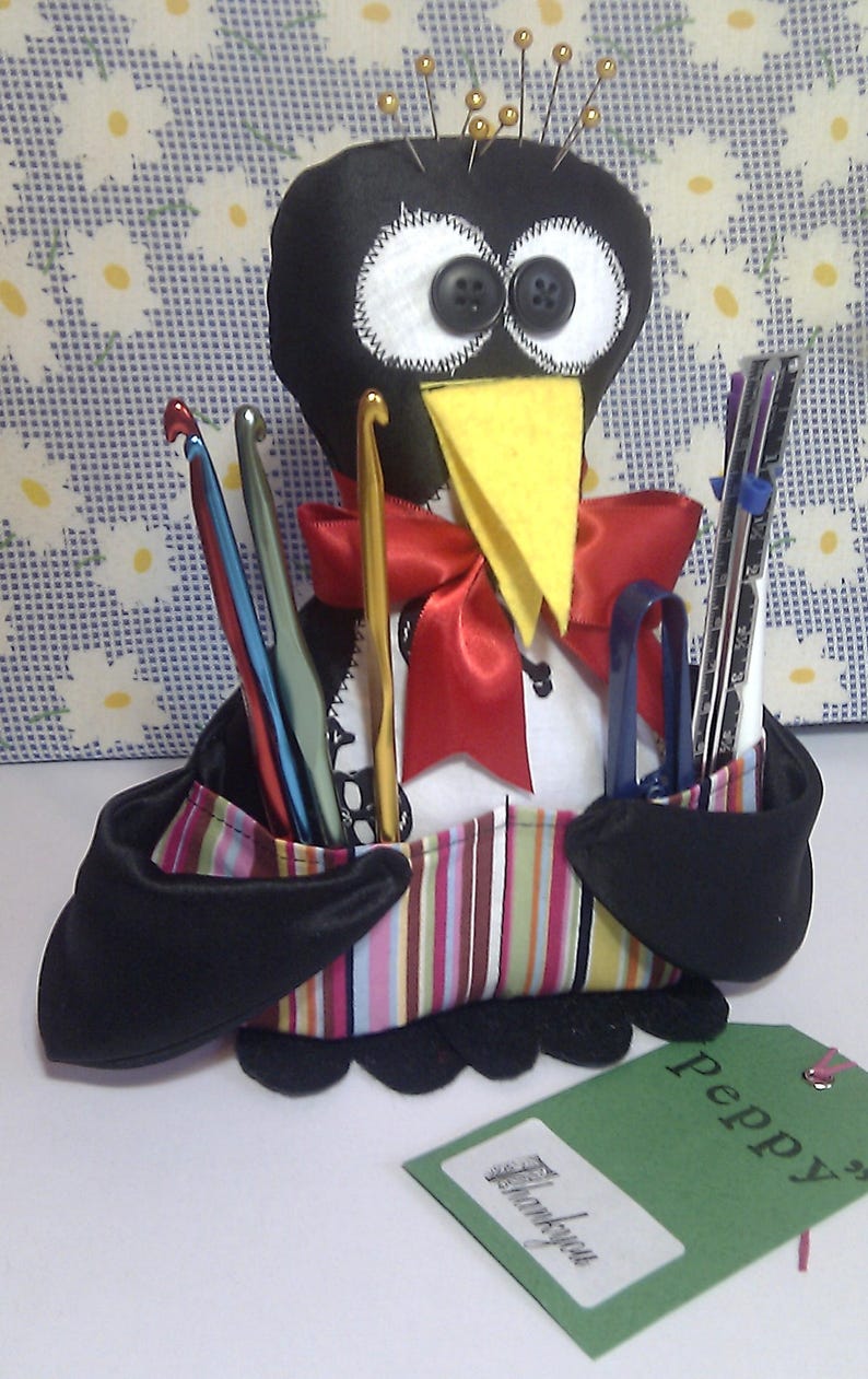 Novelty Desk Tidy/tool Tidy Quirky Penguin Desk Holder | Etsy