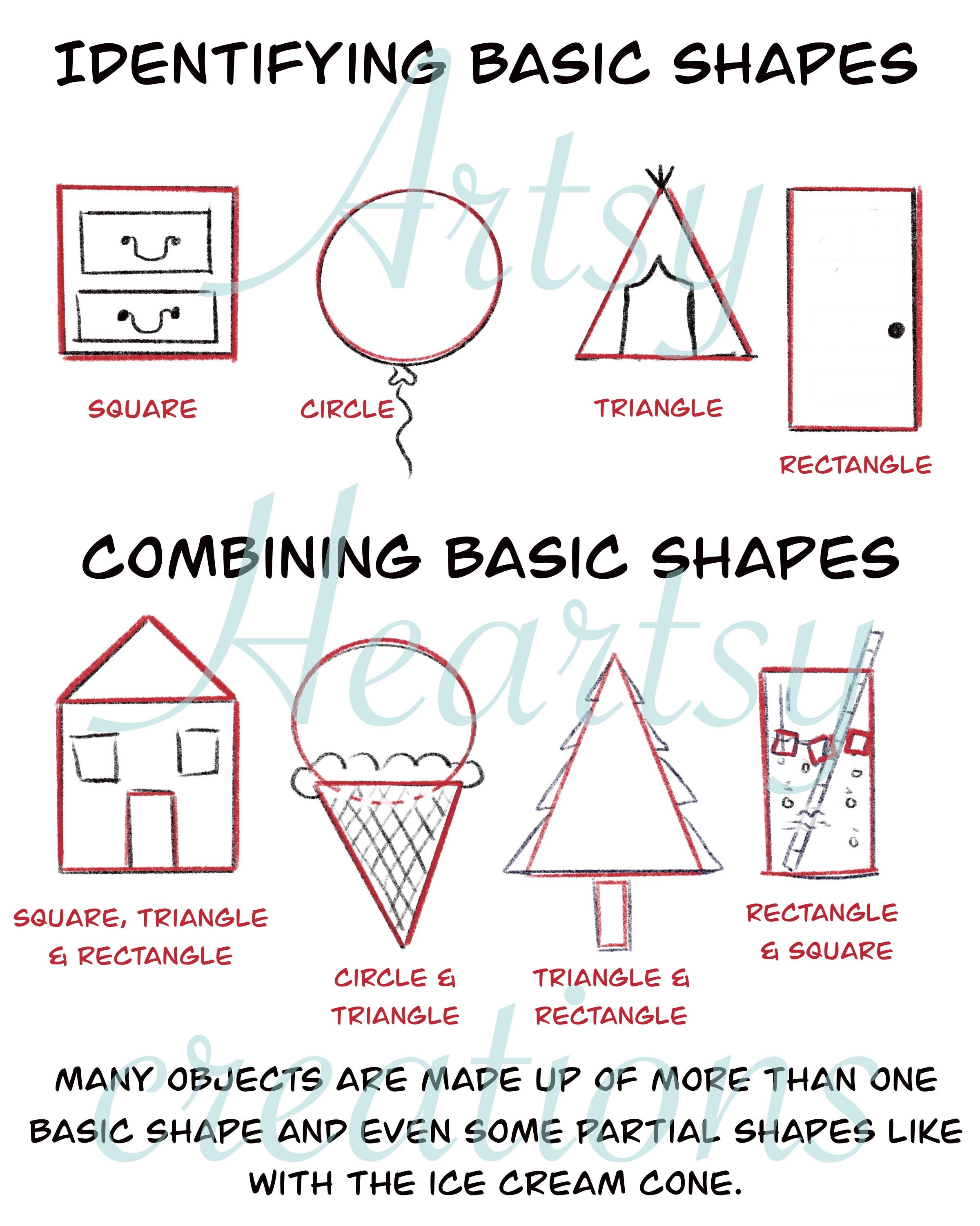 Art Lesson How to Draw Workbook Lesson 2 - Etsy Canada