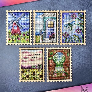 Cross Stitch KIT: Small, Mini, Counted, Stamp, Travel, Cards, Blank ...